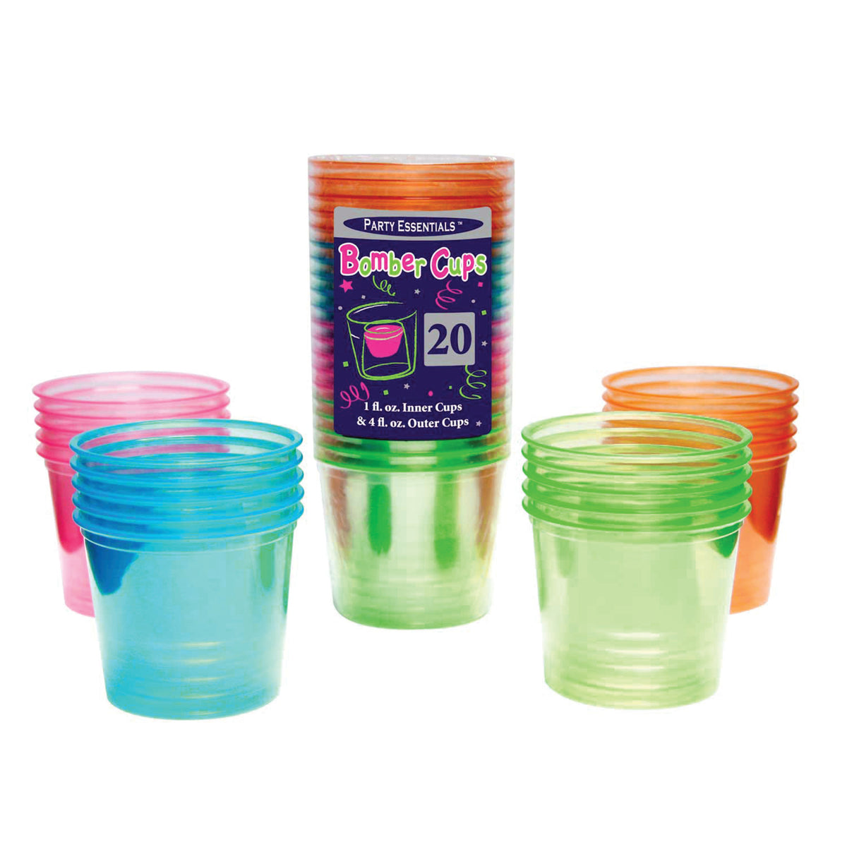 Neon Bomber Cups – Urhospitable.com